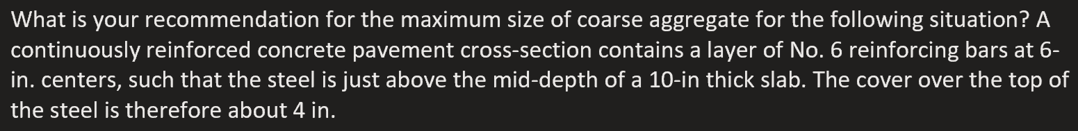Solved What is your recommendation for the maximum size of | Chegg.com