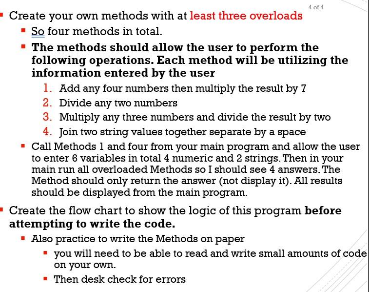 Solved • Method names in C# should always be Pascal Case | Chegg.com