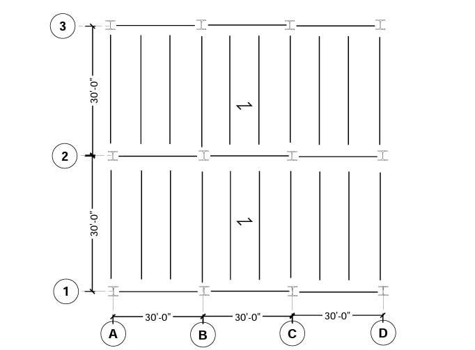 Solved 1) Designing all the components of a single ( bay ) | Chegg.com