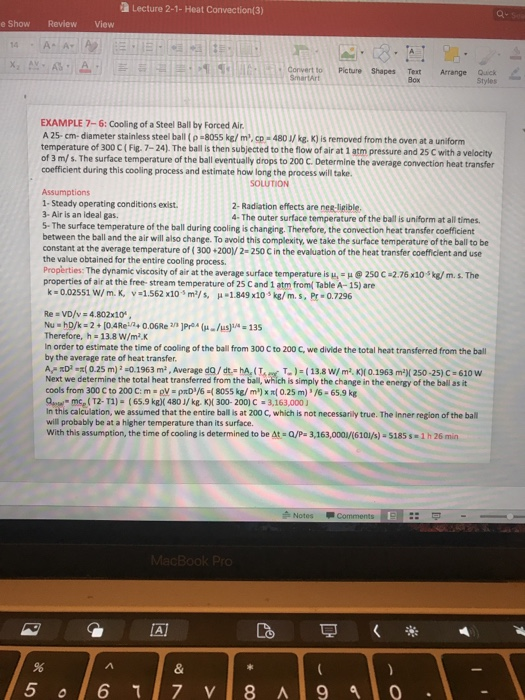Solved Lecture 2-1-Heat Convection(3) e Show Review View | Chegg.com