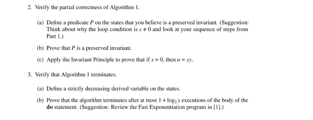 Solved Writing Prompt Consider the following algorithmic | Chegg.com