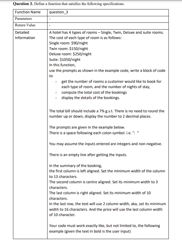 Solved Question 3. Define a function that satisfies the | Chegg.com