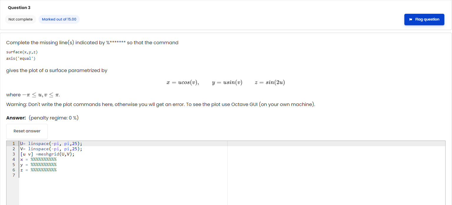Solved Complete the missing line(s) indicated by %∗∗∗∗∗∗∗ so | Chegg.com