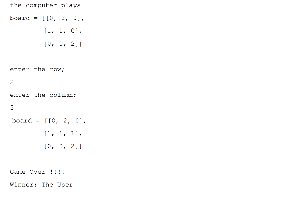 Solved In this lab, you will develop a game, "Tic Tac Toe". | Chegg.com