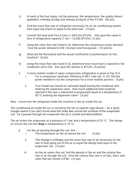 Solved System Model: Automotive Air Conditioning System | Chegg.com