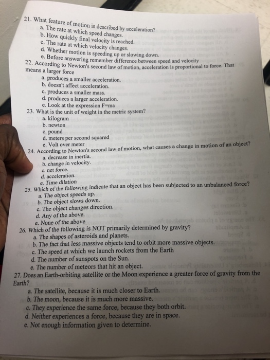 Solved Each multiple choice question is 1.5 points I. | Chegg.com