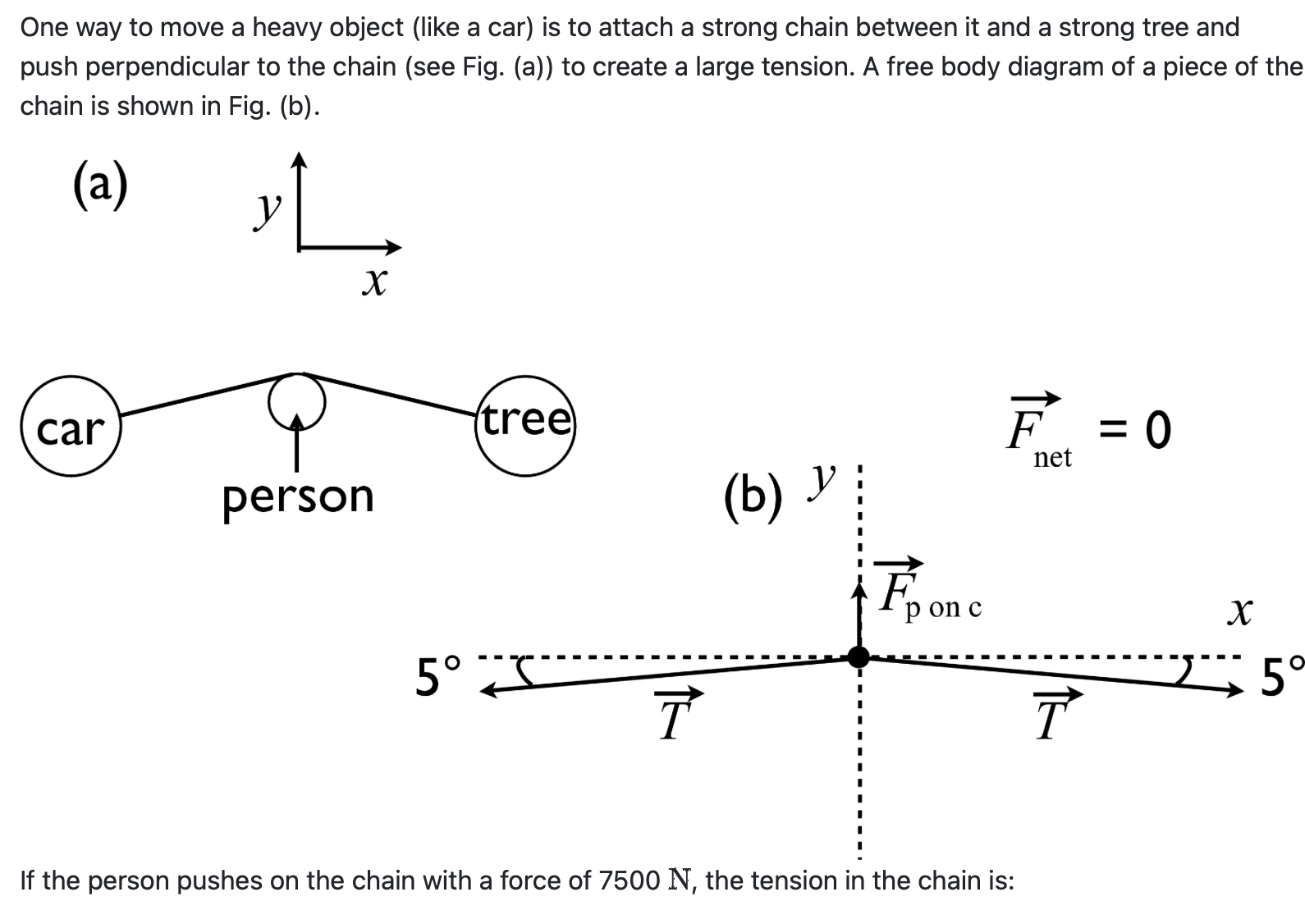 Solved One way to move a heavy object (like a car) is to | Chegg.com