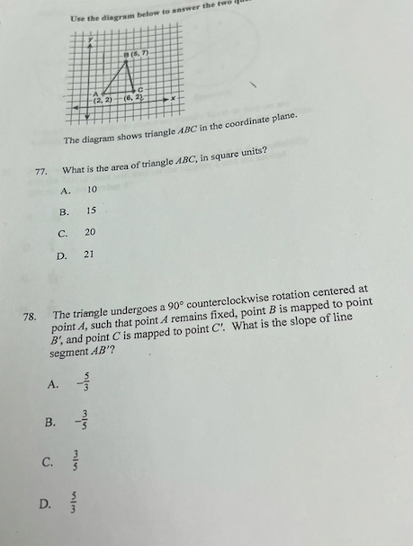 Solved Use the diagram below to answer the two (57) 16, 21 | Chegg.com