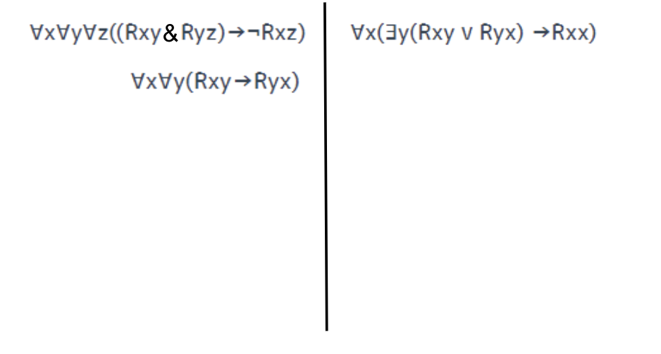 Solved Vx Vy Vz((Rxy & Ryz)-Rxz) Vx(3y(Rxy v Ryx) =Rxx) | Chegg.com