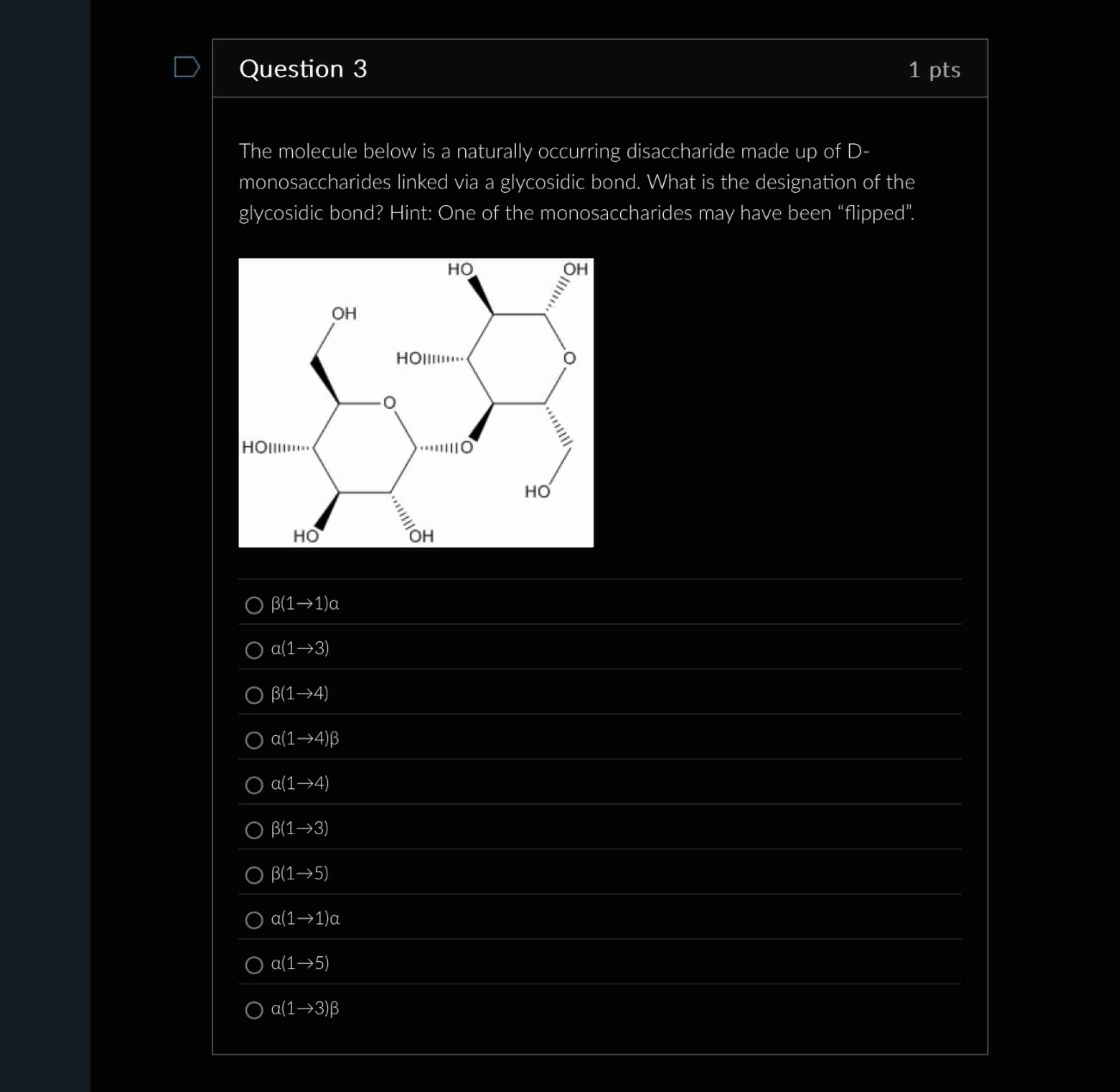 Solved Question 3The molecule below is a naturally occurring | Chegg.com