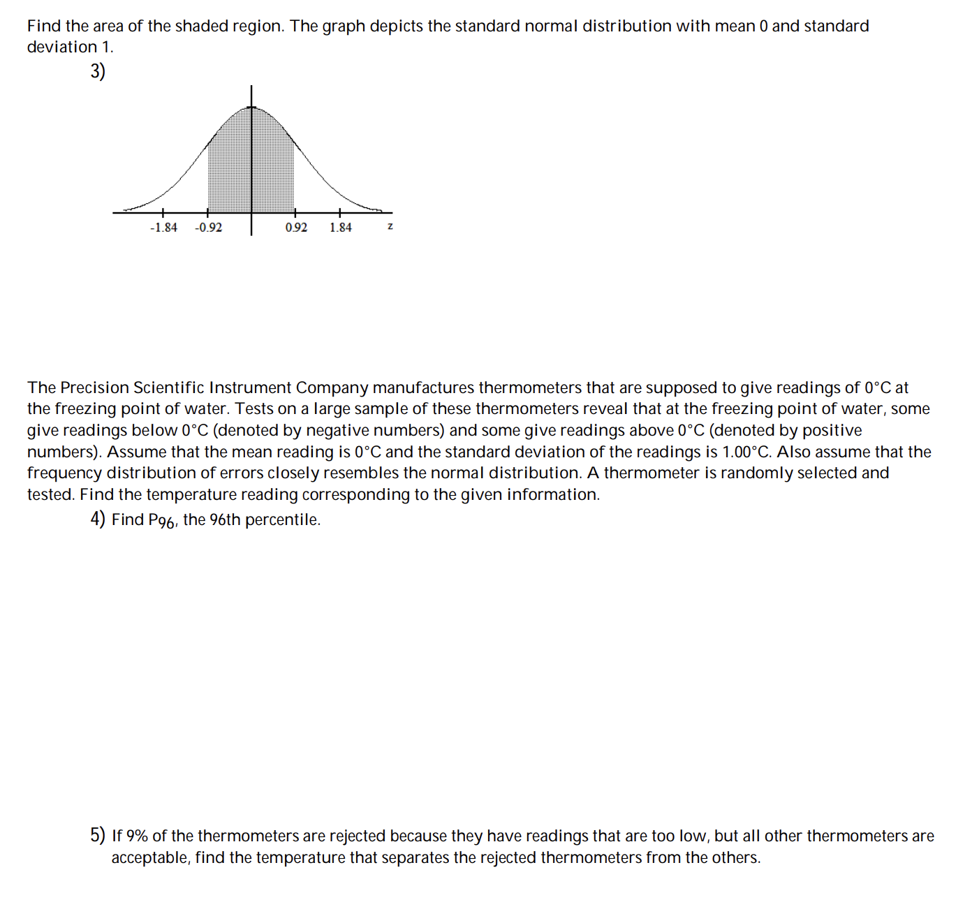 Solved The Precision Scientific Instrument Company | Chegg.com