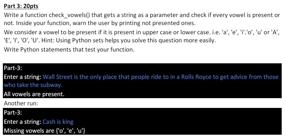 Solved the black part shows what the result of the code | Chegg.com