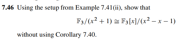 Solved Here is example ii) and the corollary they want us | Chegg.com