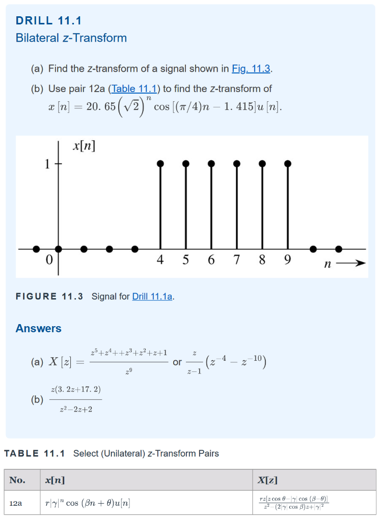 Solved Bilateral z-Transform (a) Find the z-transform of a | Chegg.com Solved Bilateral z-Transform (a) Find the z-transform of a | Chegg.com