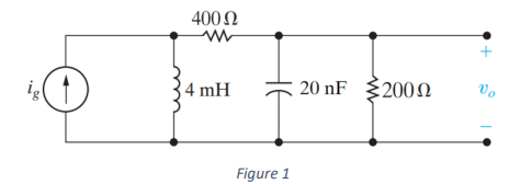 Solved For the circuit shown in Fig. 1, find the steady | Chegg.com