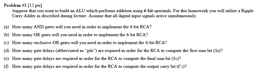 Solved Problem #1 [12 pts] Suppose that you want to build an | Chegg.com