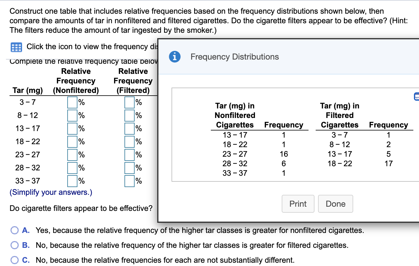 Solved Construct one table that includes relative | Chegg.com