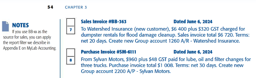 Sales Invoice \#BB-363 Dated June 6, 2024 To | Chegg.com