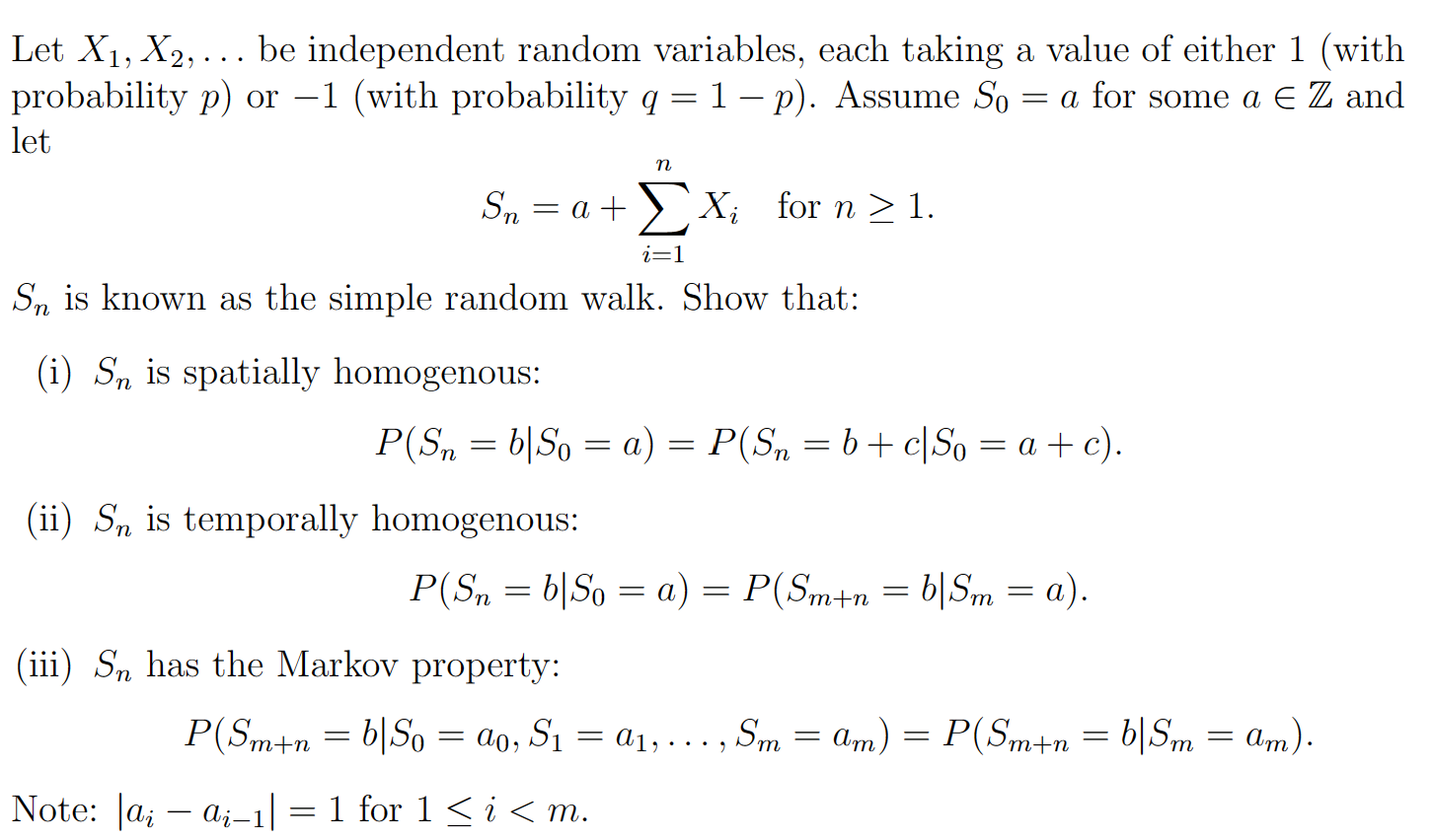 Solved Let X1,X2,… be independent random variables, each | Chegg.com