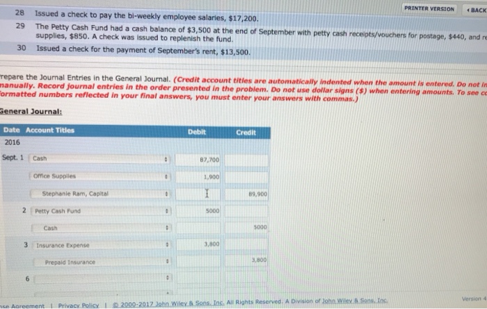 Solved ACC 111 Project 1A On August 1, 2016, Stephanie Ram, | Chegg.com