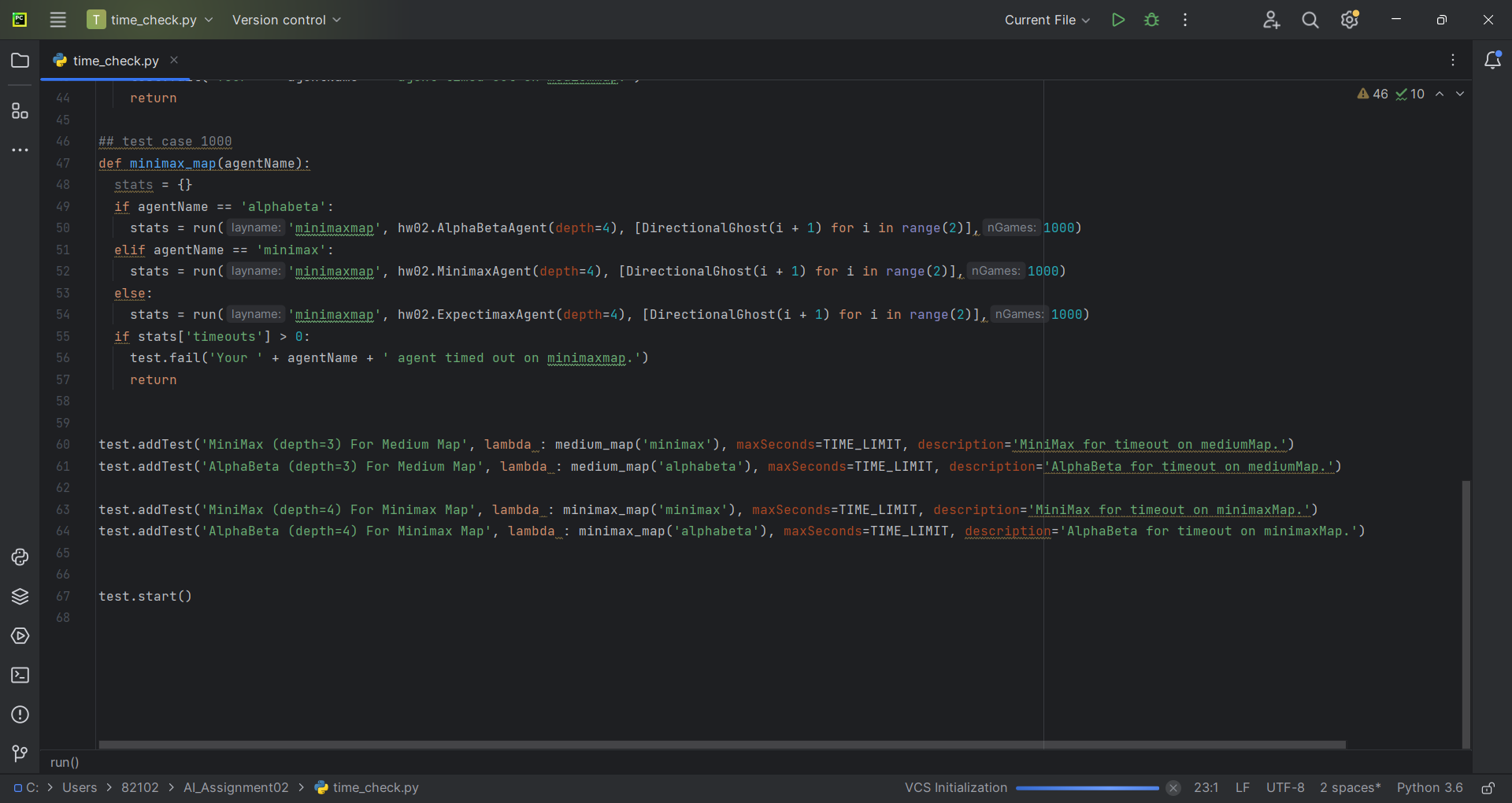 Solved How can i write an Expectimaxagent code? and can you | Chegg.com