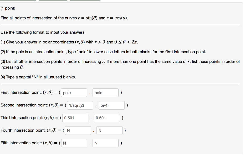 Solved (1 point) A circle C has center at the origin and | Chegg.com