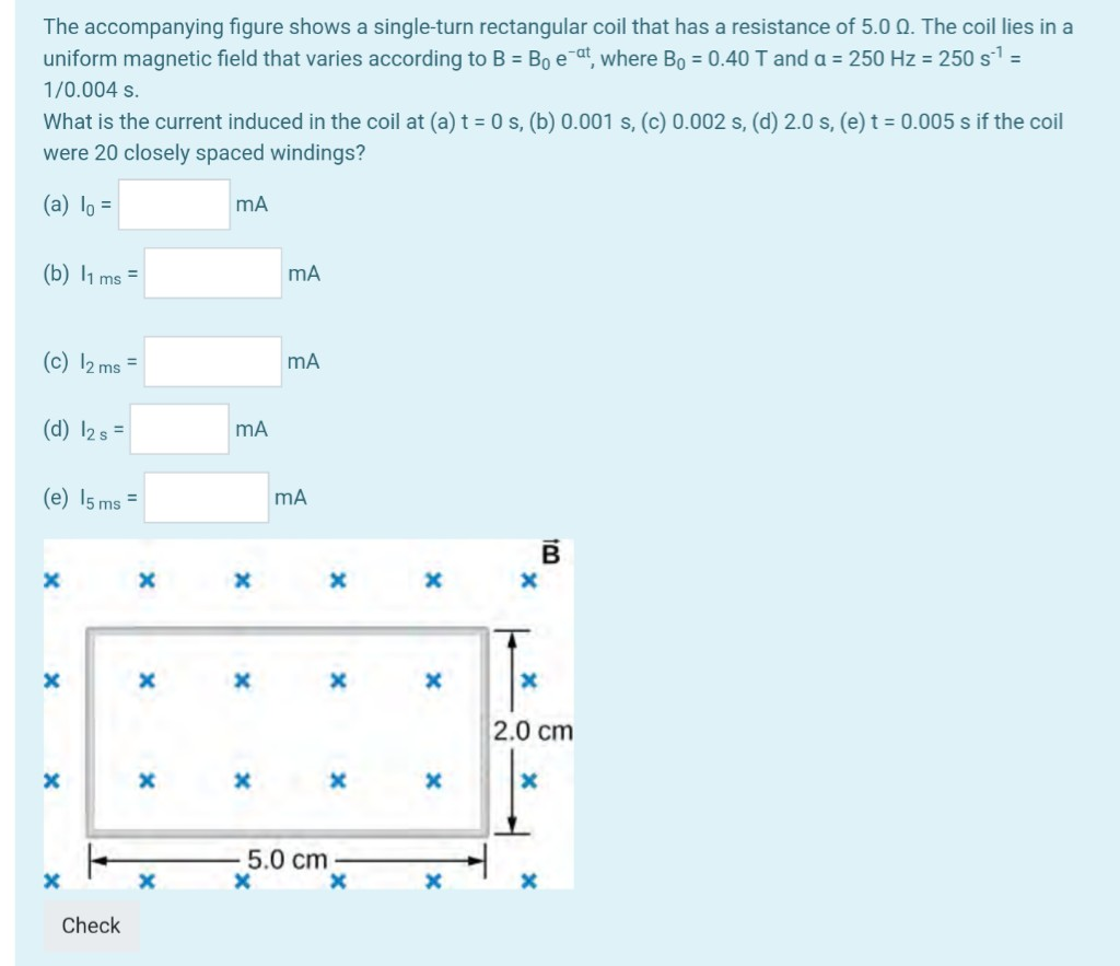 Solved The accompanying figure shows a single-turn | Chegg.com