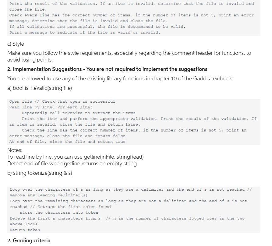 Solved Please complete in C++ using string library functions | Chegg.com