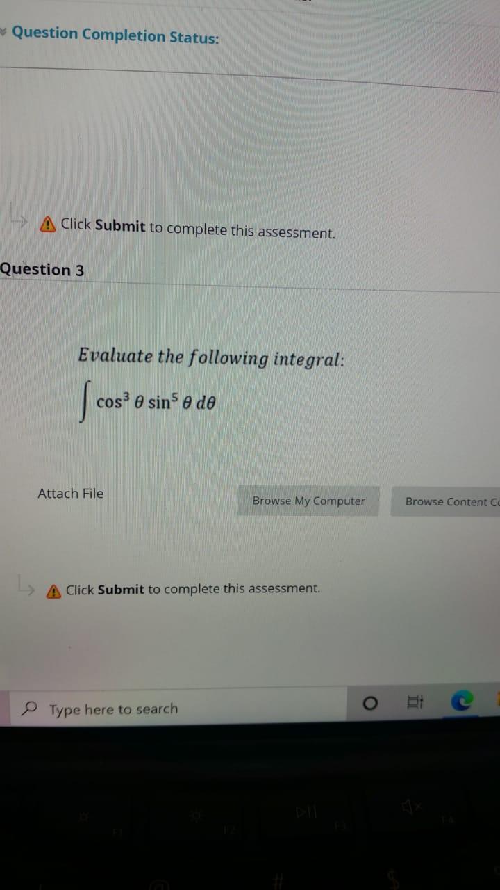 Solved Question Completion Status: A Click Submit to | Chegg.com