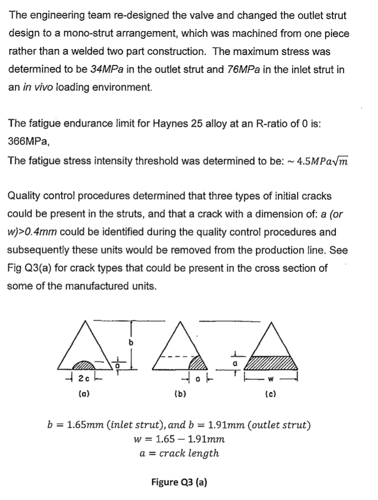 Solved The engineering team re-designed the valve and | Chegg.com