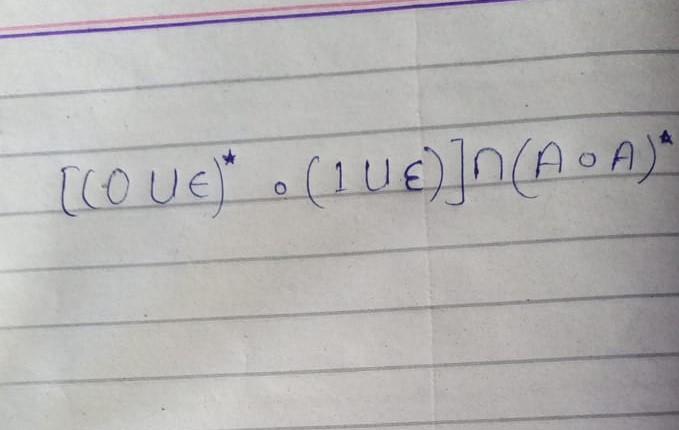 Solved answer. (7) Let A = {0,1), is the language (U+)* | Chegg.com