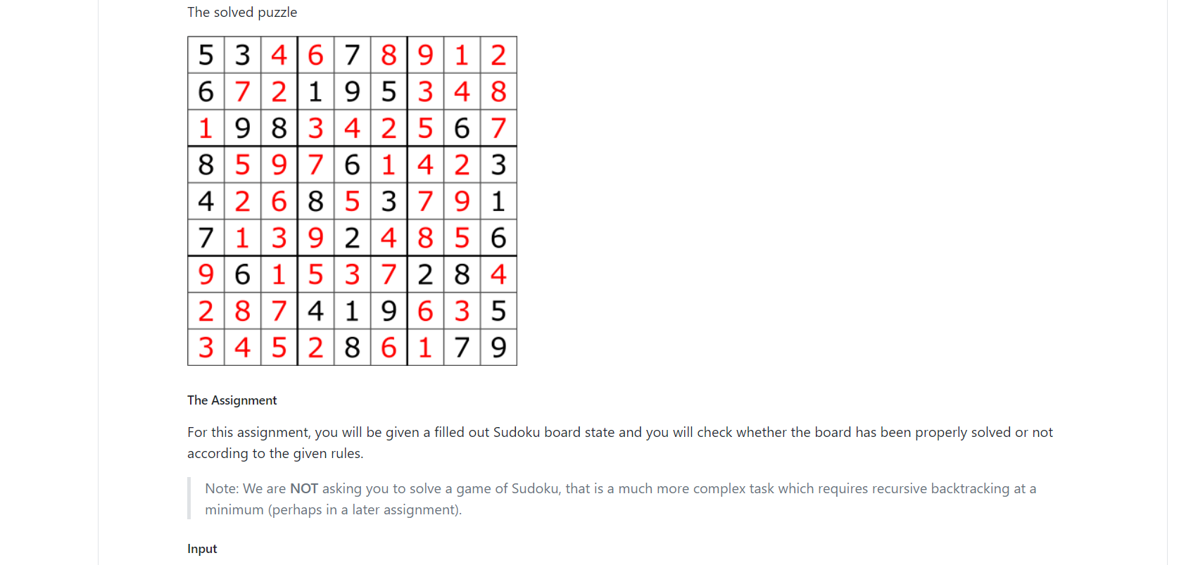 Solved 1. sudoku_checker What is Sudoku? Sudoku is a | Chegg.com