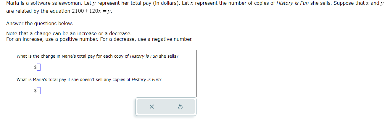 Solved Maria is a software saleswoman. Let y ﻿represent her | Chegg.com