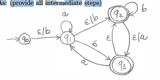 Solved Please give a generalized NFA (GNFA) for this:My key | Chegg.com