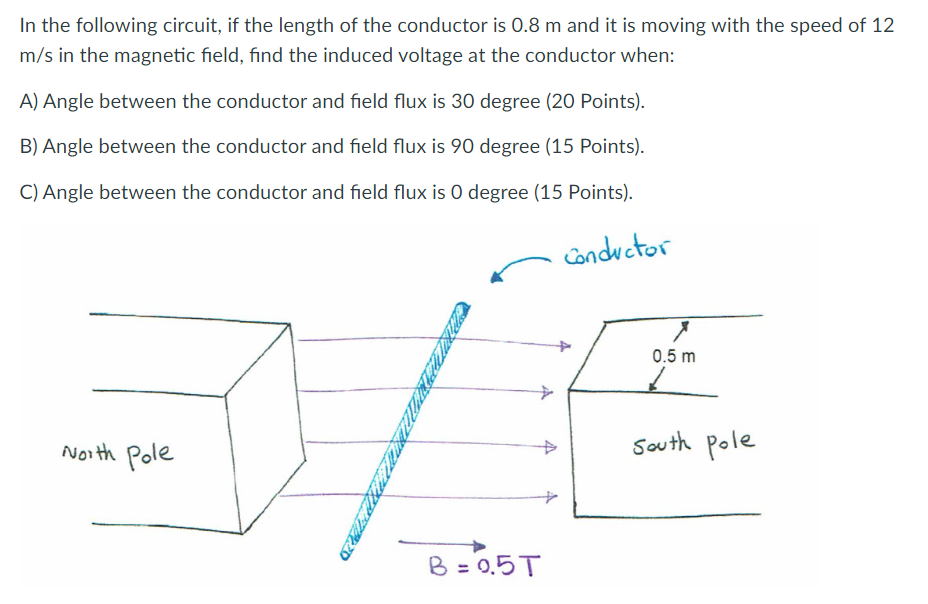 Solved In the following circuit, if the length of the | Chegg.com