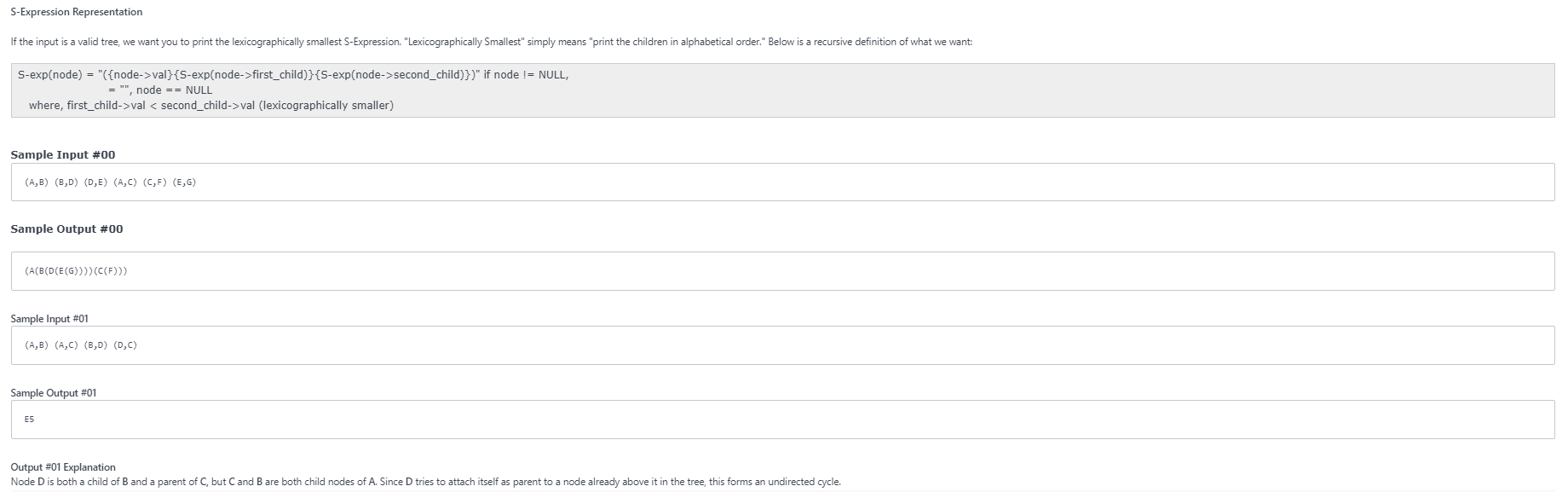 Solved Input Format Input is read from standard input and | Chegg.com