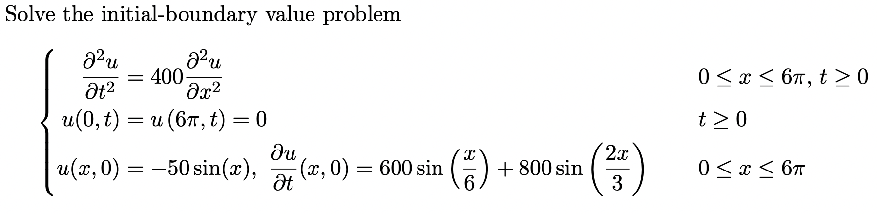 Solved In problems involving partial differential equations, | Chegg.com