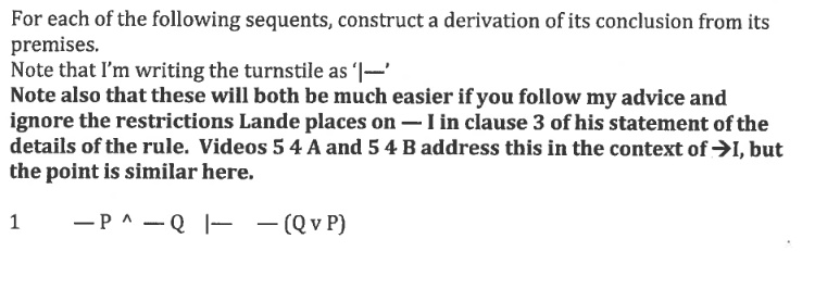 For each of the following sequents, construct a | Chegg.com