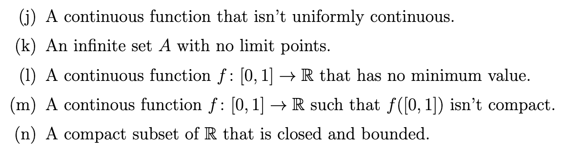 Solved Give an example of each of the following, or argue | Chegg.com