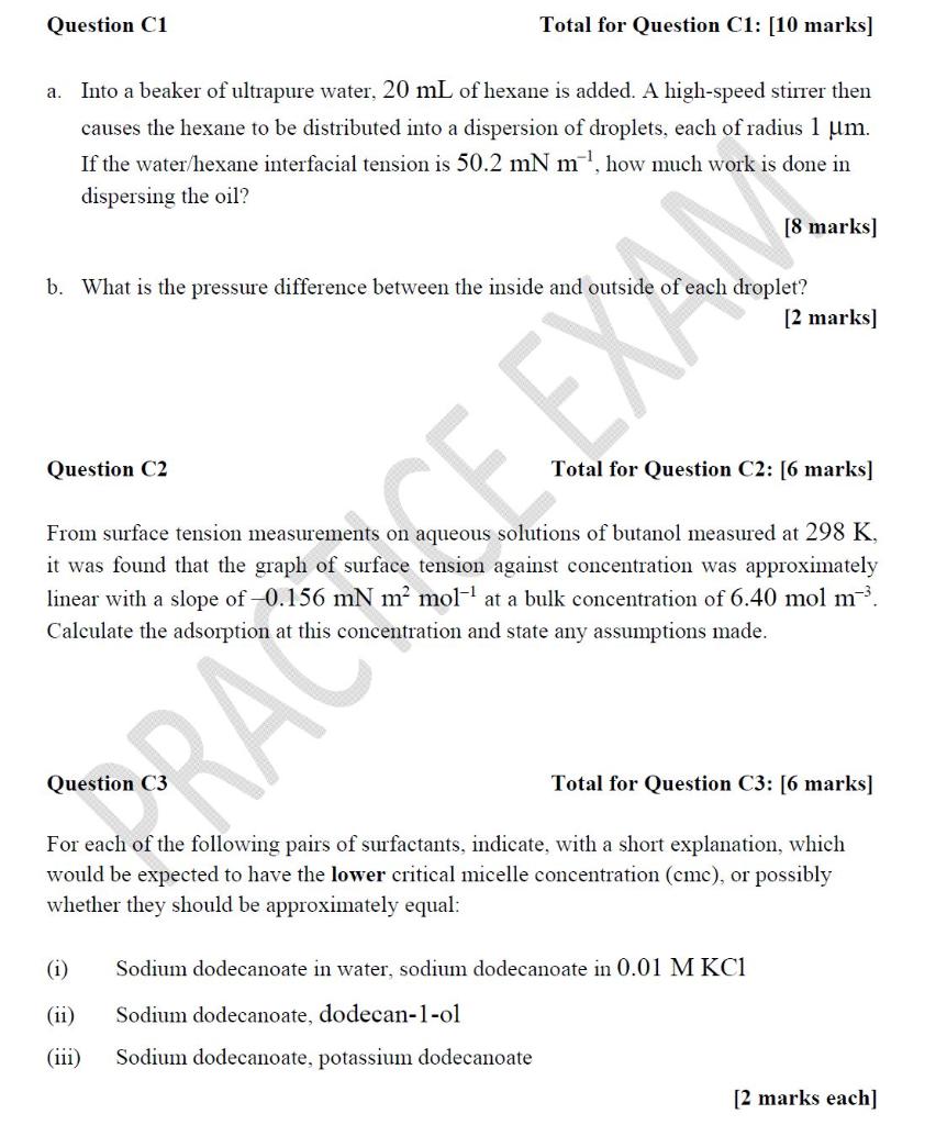 Solved Help to solve C4 & C5 with detailed workings, clearly | Chegg.com