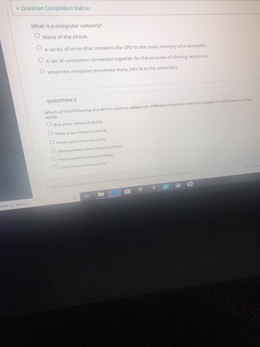 Solved s Question Completion Status What is a computer | Chegg.com