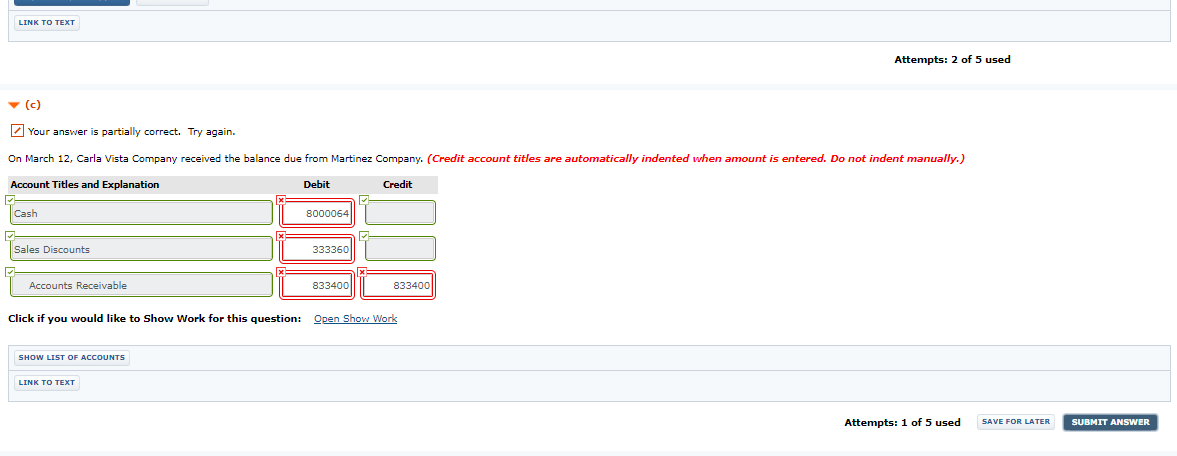 Solved Brief Exercise 5-04 a-c (Part Level Submission) | Chegg.com