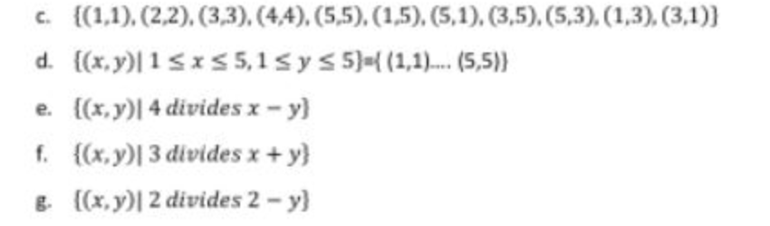 Solved 12. Determine whether the given relation is an ER on | Chegg.com