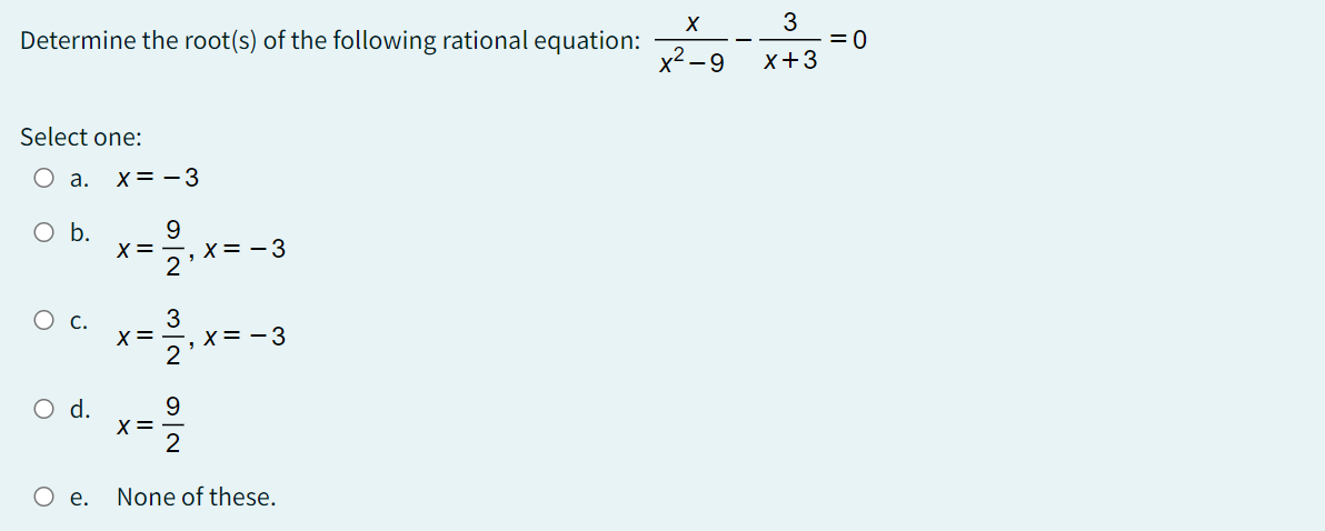 Solved Determine the root(s) of the following rational | Chegg.com