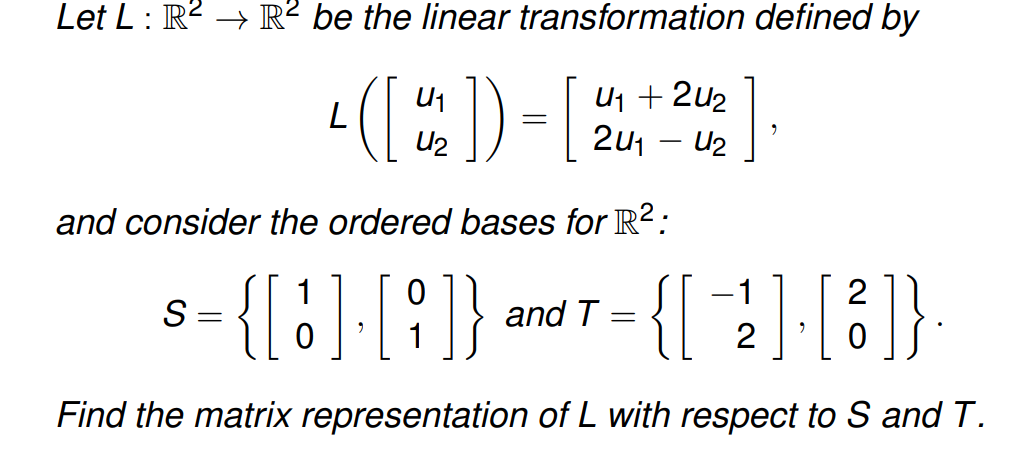 Solved Let L: R2 + R2 be the linear transformation defined | Chegg.com