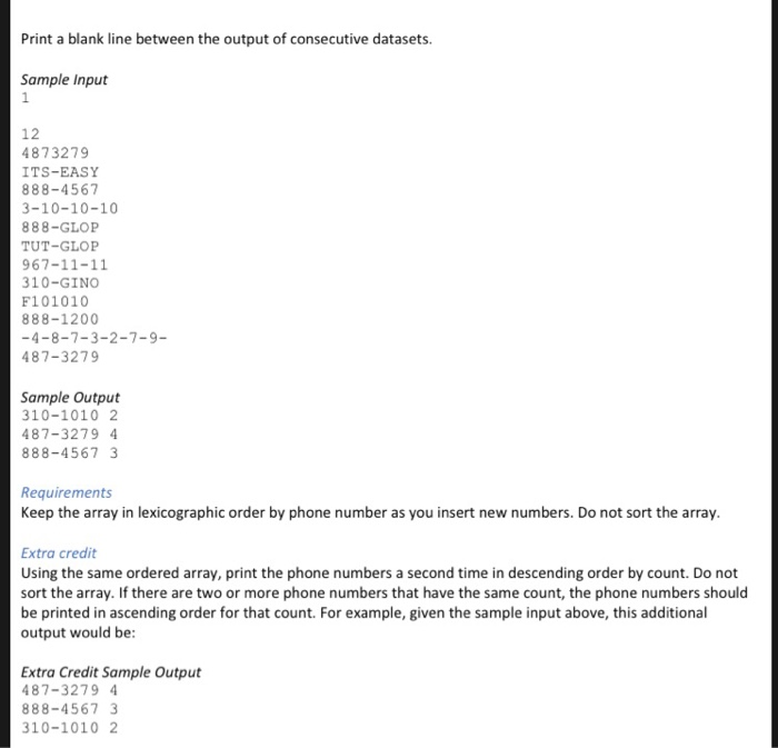 Solved Companies like to have memorable telephone numbers. | Chegg.com