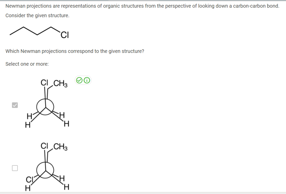 Solved Newman projections are representations of organic | Chegg.com
