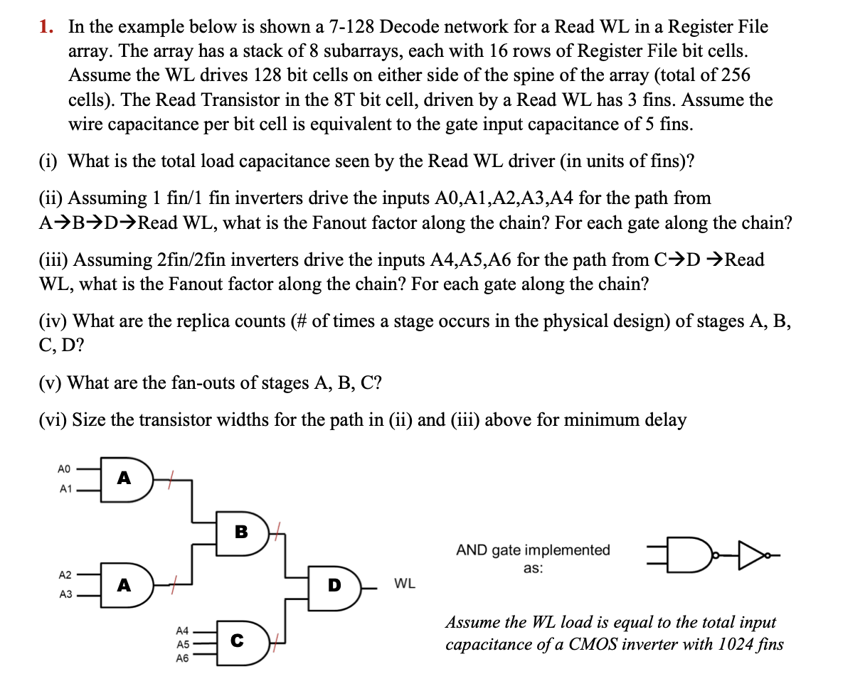 1. In the example below is shown a 7-128 Decode | Chegg.com