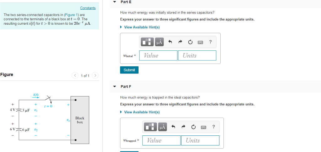 Solved How much energy is delivered to the black box in the | Chegg.com