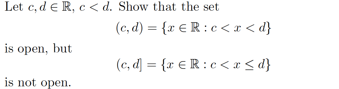 Solved Let c,d∈R,c | Chegg.com